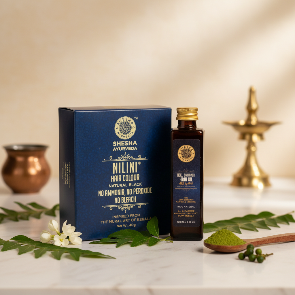Complete Hair Care Duo - Nilini Natural Black Hair Color + Neeli ...