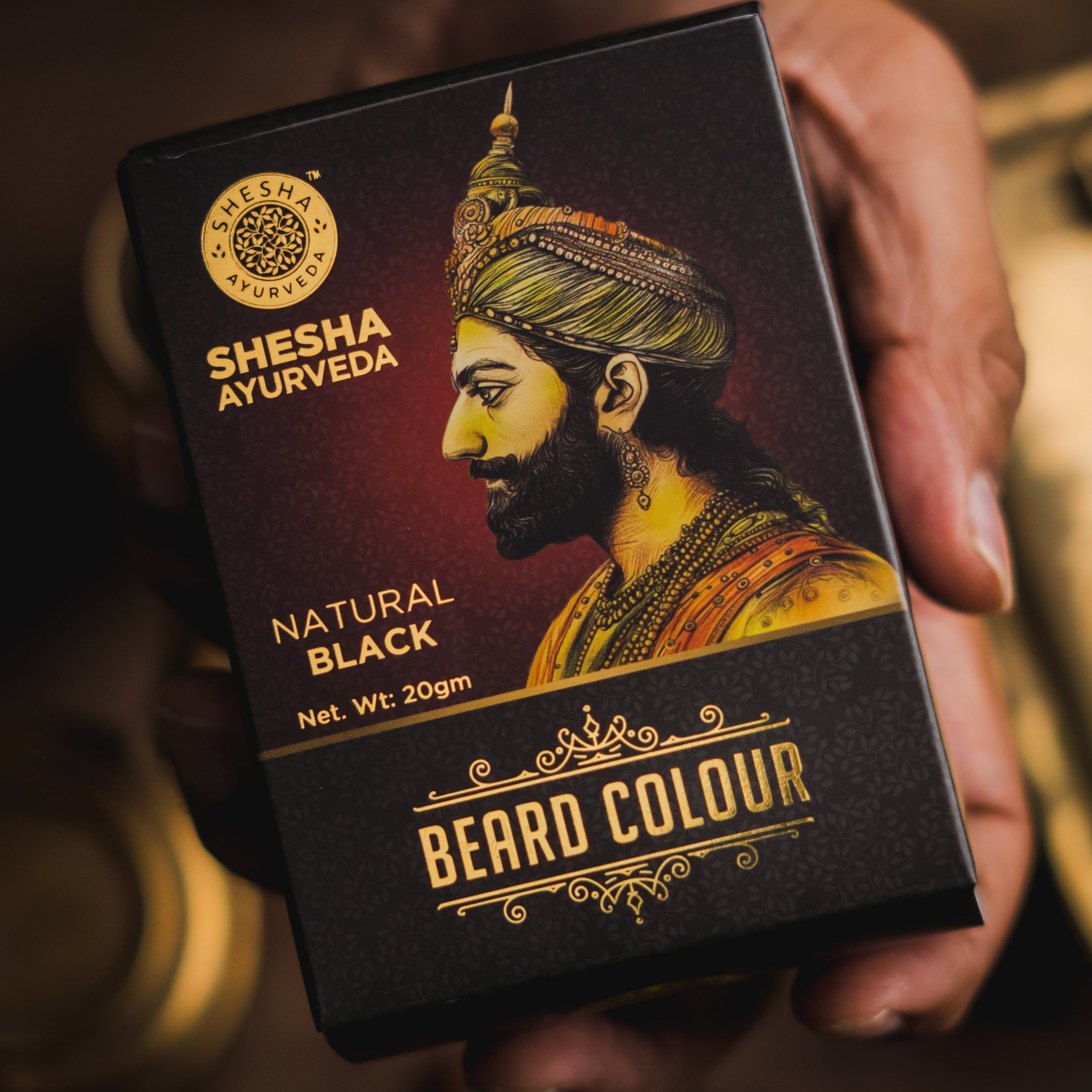 Beard Colour – Natural Black – Shesha Ayurveda